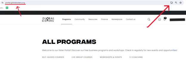 Download our App - Global Sisters